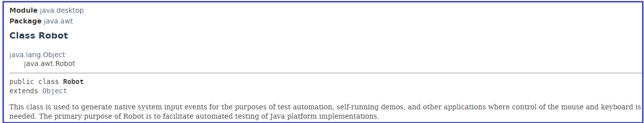 What Is Robot Class In Java And How To Use Robot Class In Automation